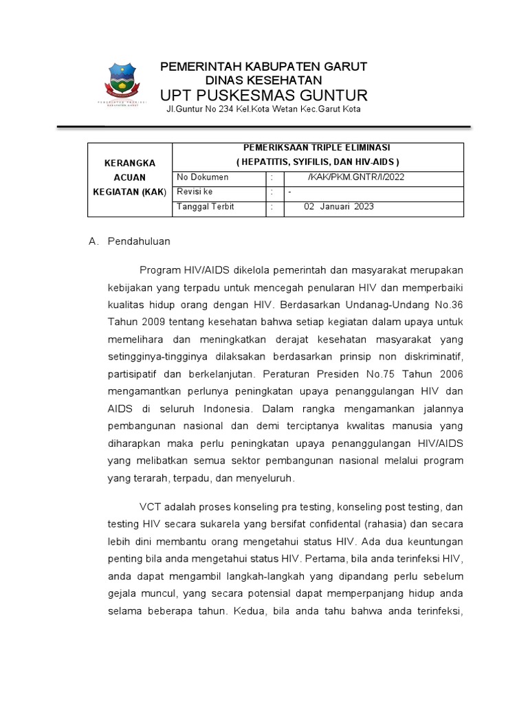Kak Program Hiv | PDF