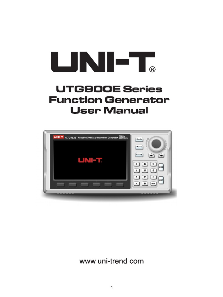 Datasheet UNIT UTG 962 1 | PDF