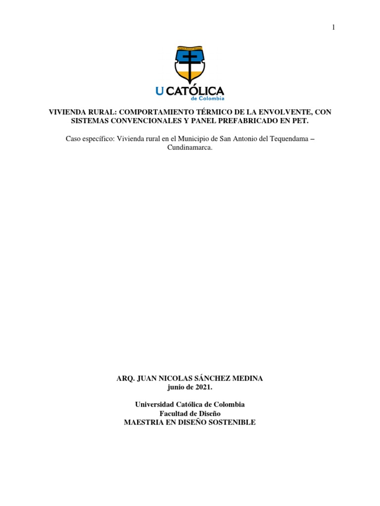 TG - Juan Nicolas Sanchez Medina 2021 | PDF | Materiales