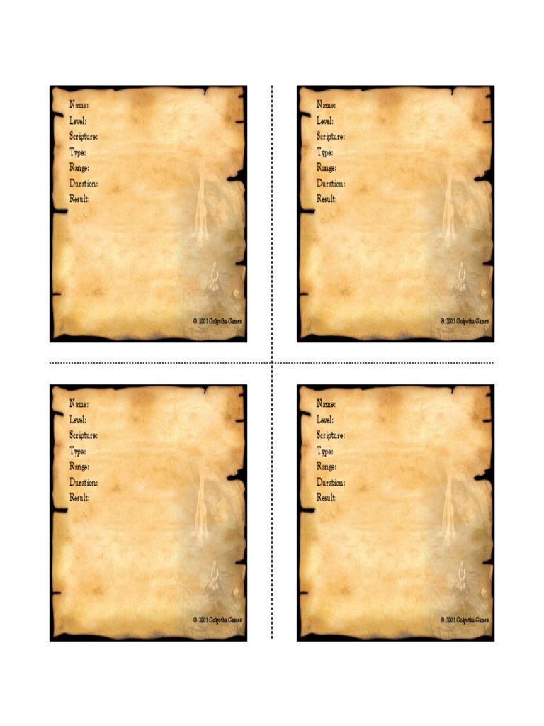 Blank Cards | PDF