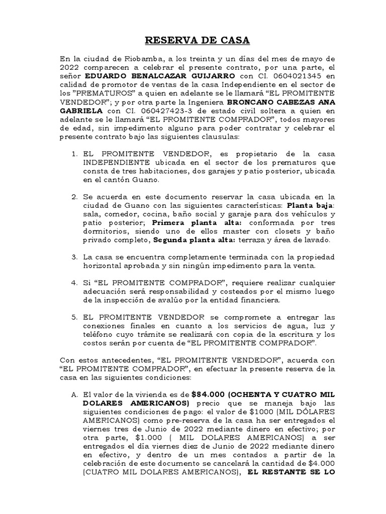 Reserva de Propiedad | PDF | Economias