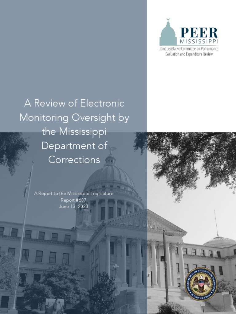 PEER Report On MDOC Electronic Monitoring | PDF | Prison | Probation