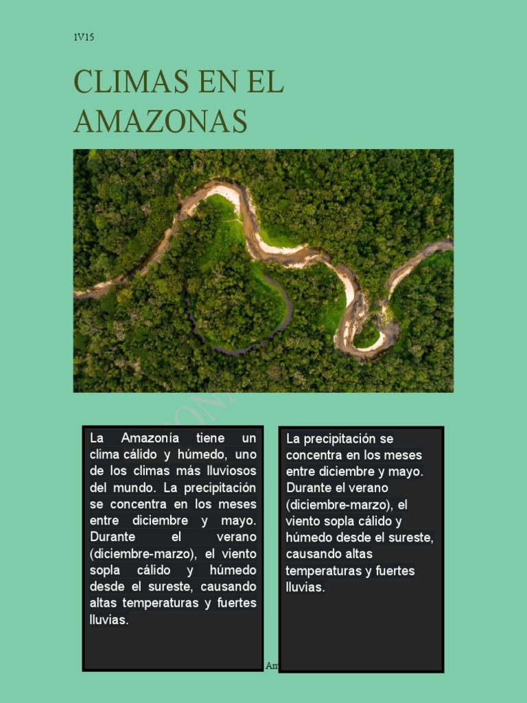 Climas en El Amazonas | PDF