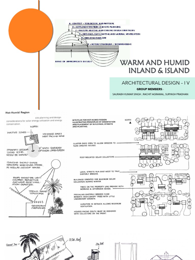 WARM and HUMID Design Matrix Sketch - Island | PDF | Roof | Ventilation ...