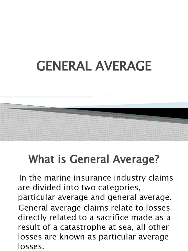 5 - General Average | PDF