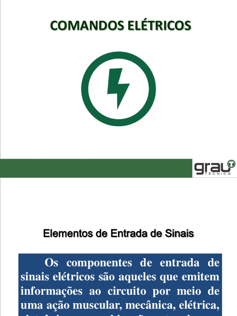 Comandos Elétricos Pdf Relé Equipamento