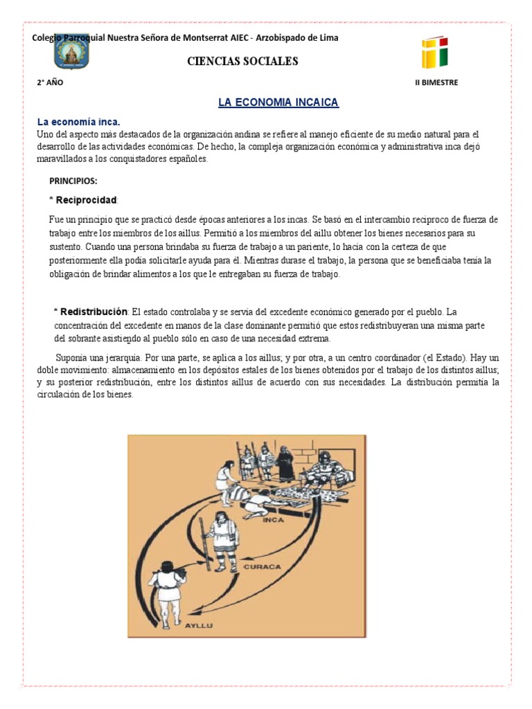 Ciencias Sociales: LA Economia Incaica | PDF | Imperio Inca | Agricultura