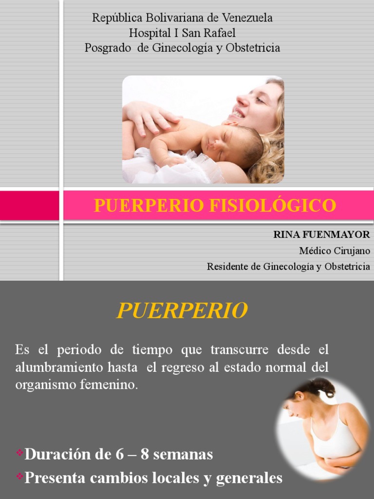 Puerperio Normal y Patológico | PDF | Periodo posparto | Parto