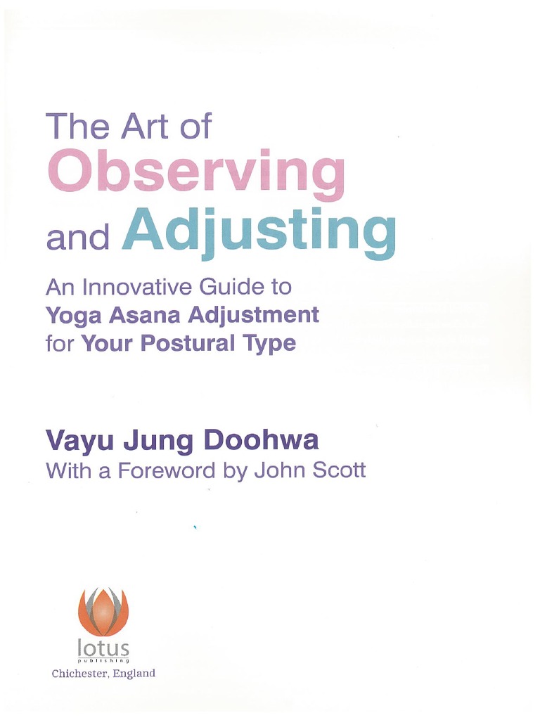 The Art of Observing and Adjusting | PDF
