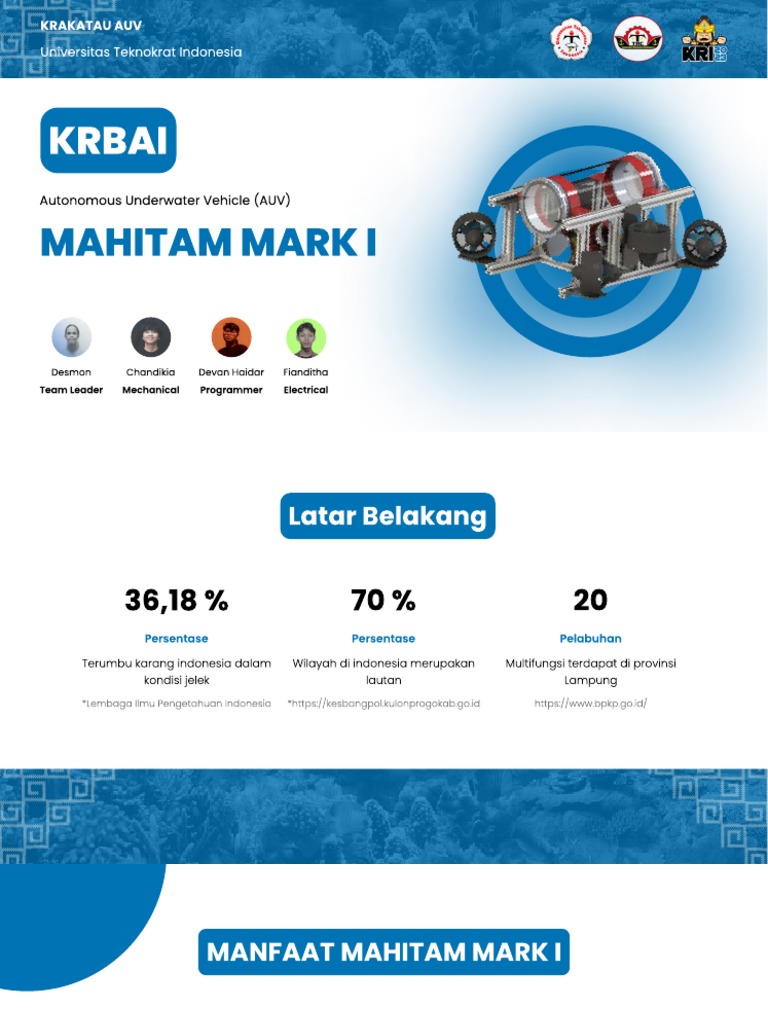 KRBAI - Universitas Teknokrat Indonesia - KRAKATAU AUV | PDF
