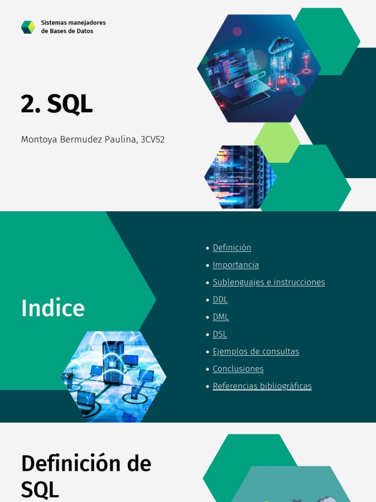 2 SQL Expo | PDF | SQL | Bases de datos