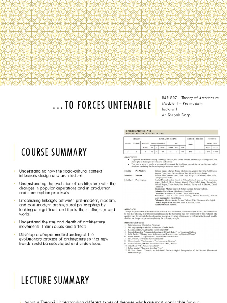 Lecture 01 - Introduction | PDF