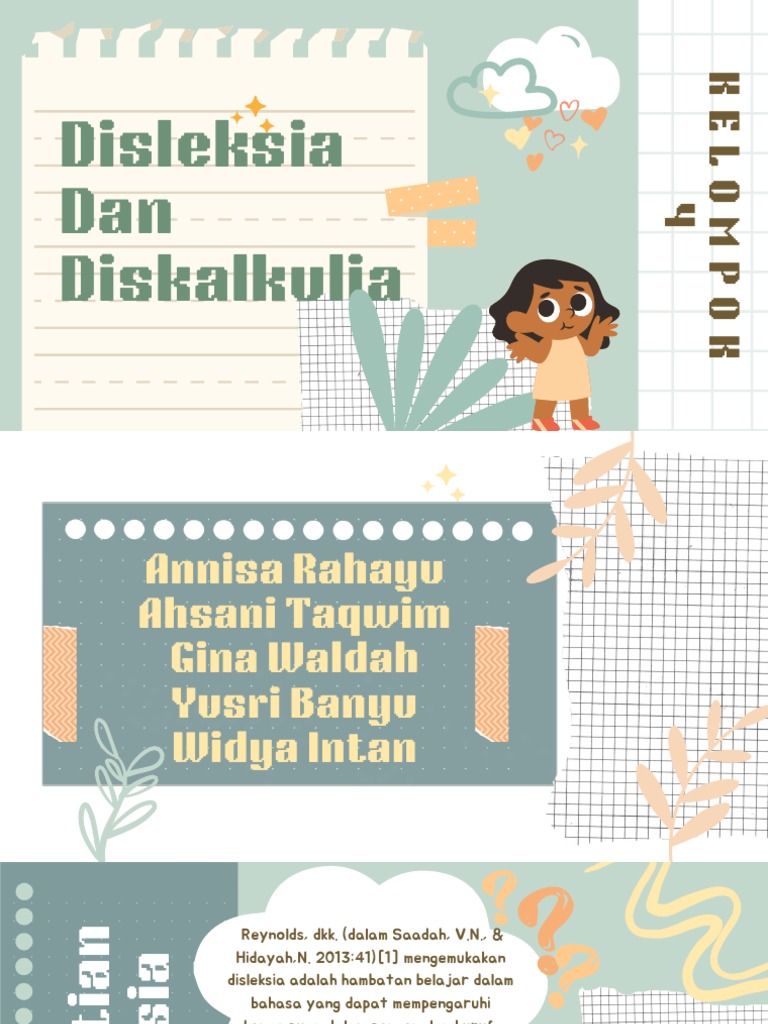 Disleksia Dan Diskalkulia | PDF