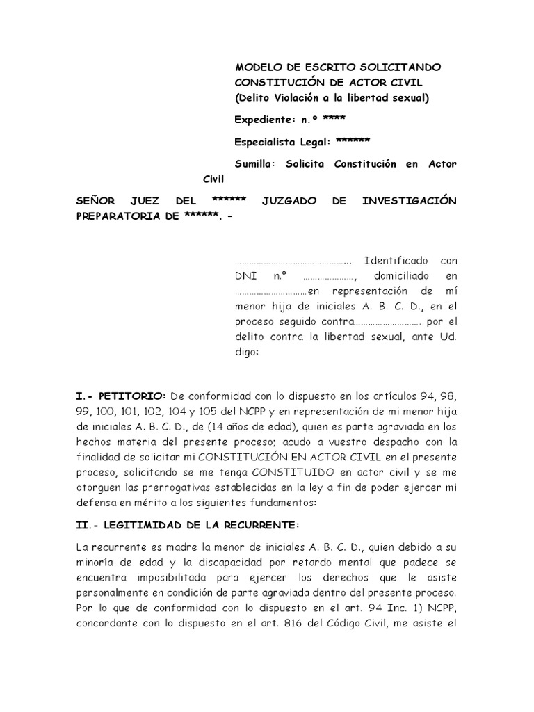 Modelos de Escritos | PDF