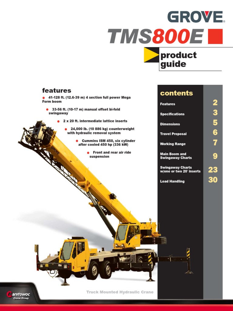 TMS800E Especificaciones | PDF