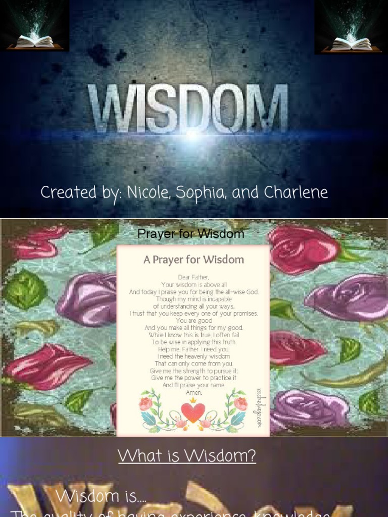 Wisdom presentation.pptx | PDF