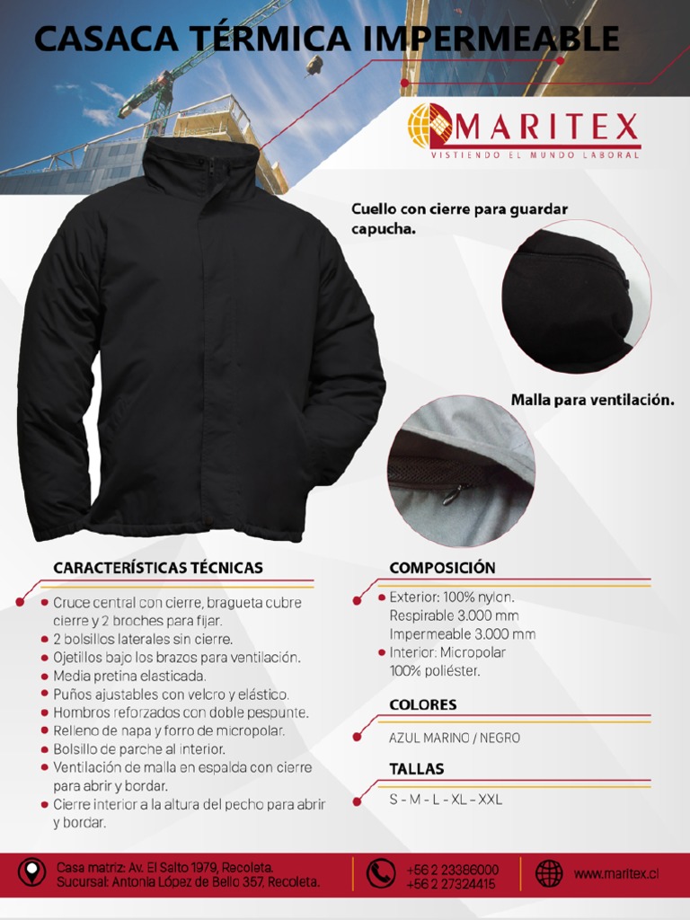 95 Casaca Termic Imperm-01 | PDF