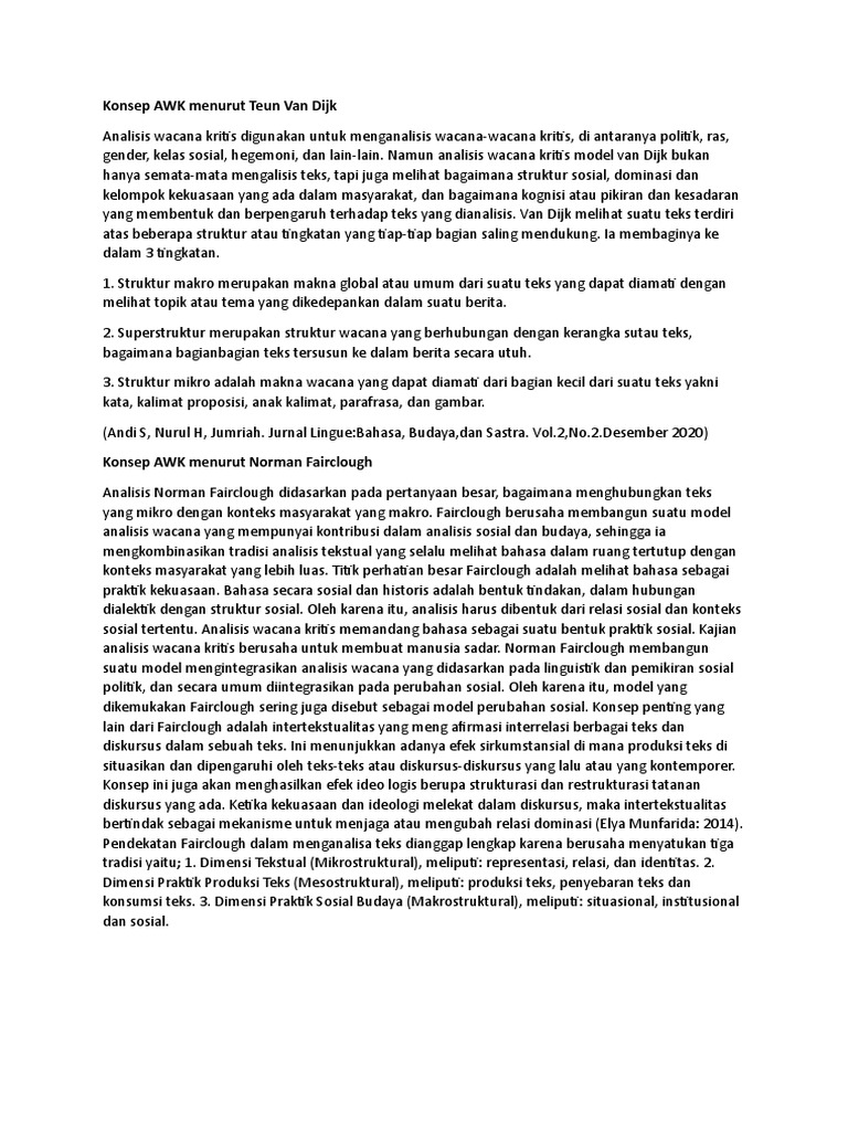 Umar Mukhtar - 200141006 - Analisis Wacana | PDF