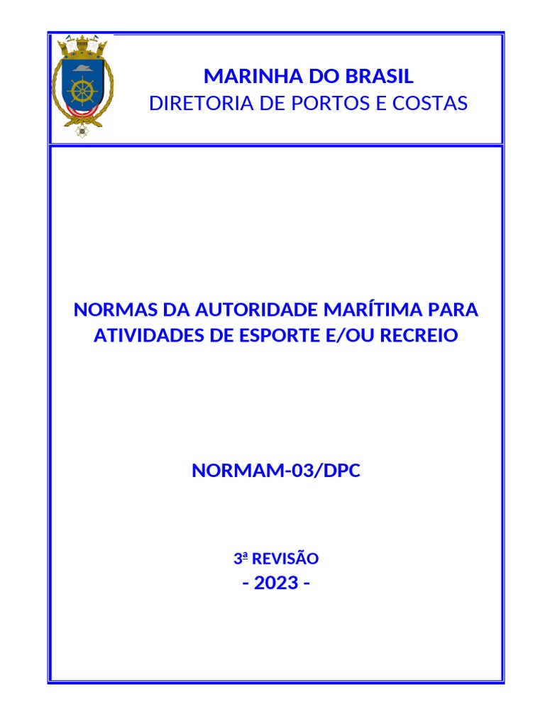 Normam 03 Rev3 DPC 001 - 0 | PDF