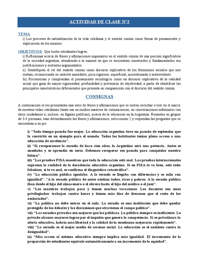 Actividad N°2 (Mitos). | PDF