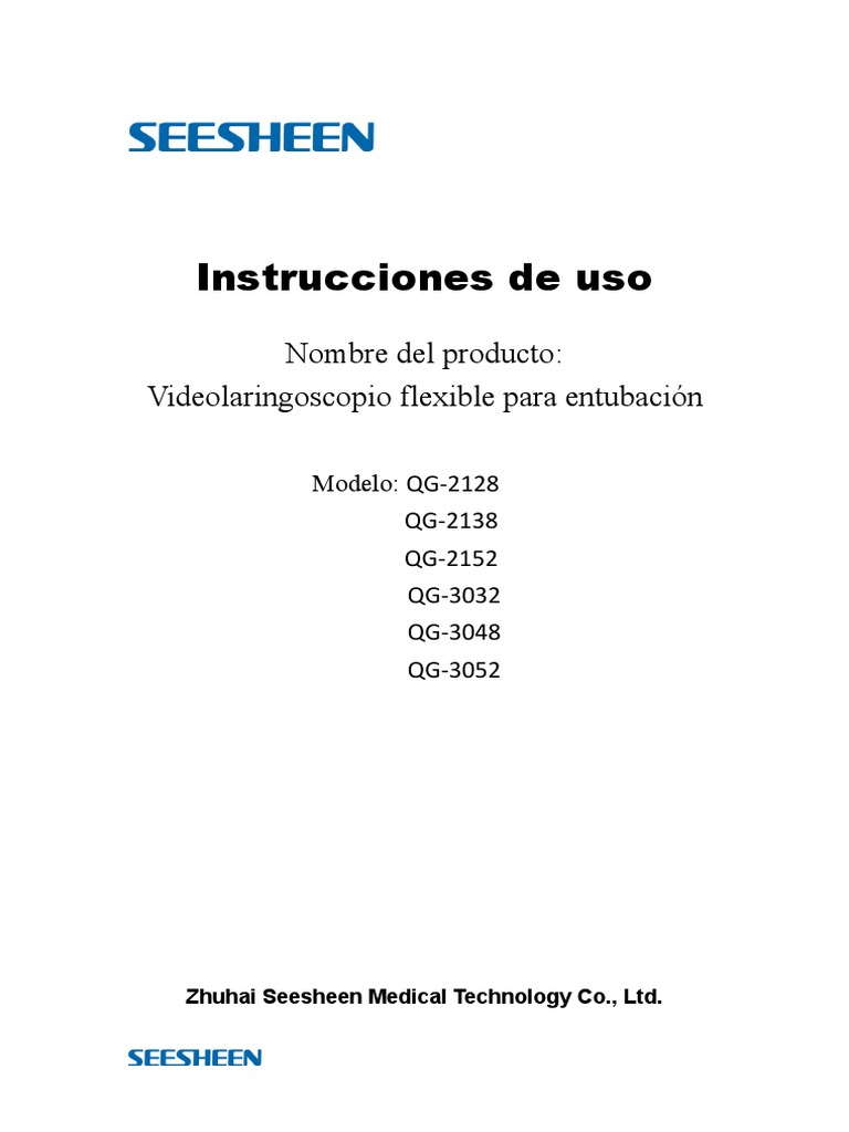Instrucciones de Uso-QG | PDF