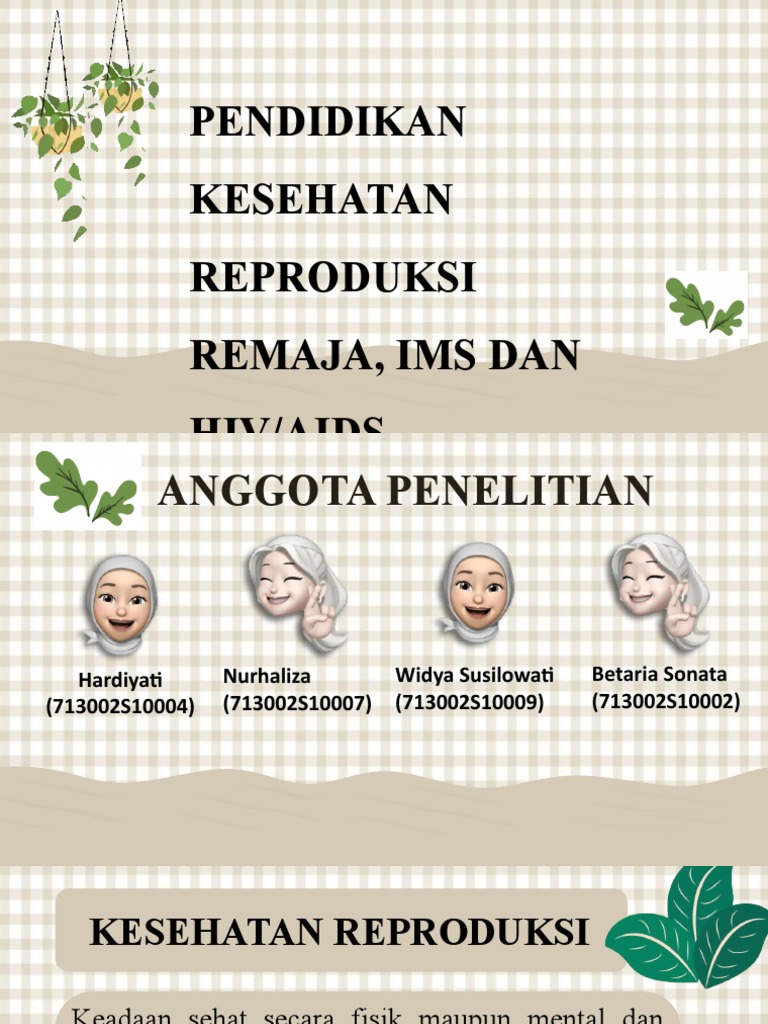 Sap Penyuluhan Kesehatan Rep, Ims, Hiv Aids | PDF