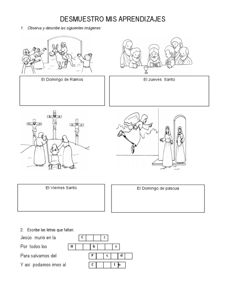 Ficha - Semana Santa | PDF