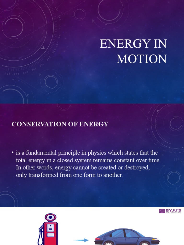 Energy in Motion | PDF