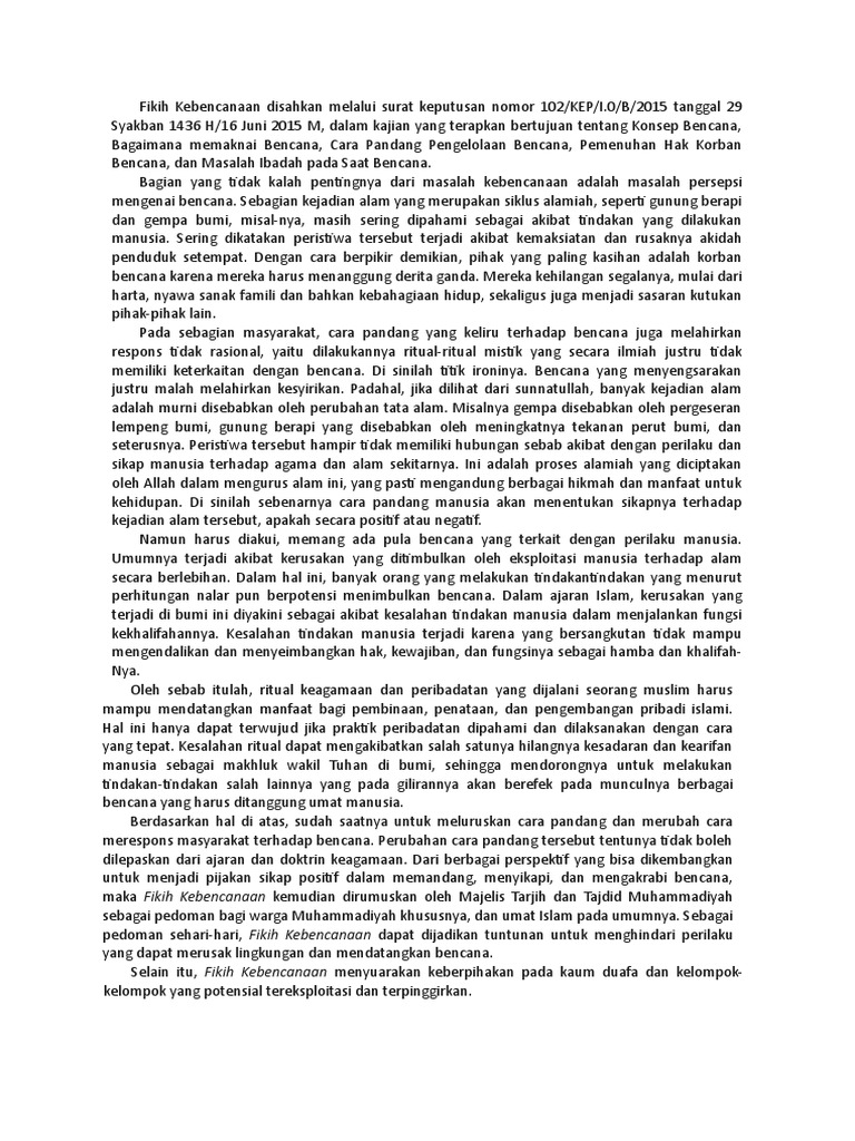 Landasan Fiqh Kebencanaan - Krisna | PDF | Pengembangan Diri