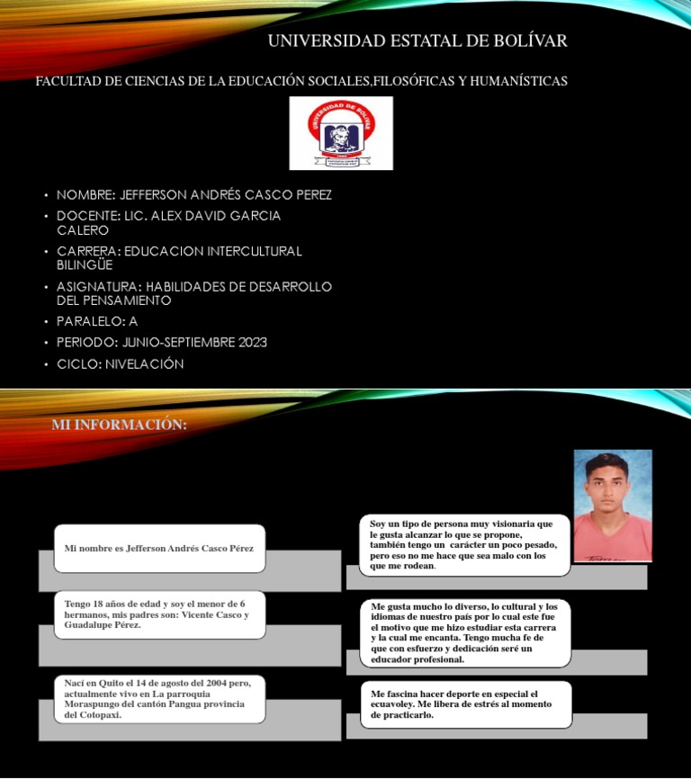 Mi Presentacion, Jefferson Casco | PDF