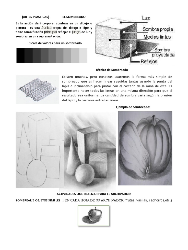 El Sombreado para niños de primaria | PDF