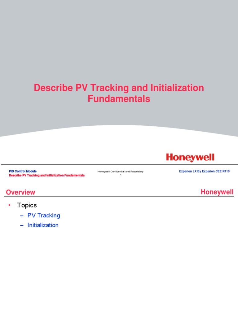 PV Tracking in PID Control Module | PDF | Computer Architecture ...
