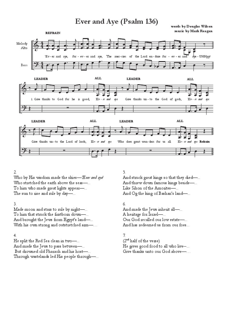 Ever and Aye - Sea Shanty | PDF | Torah | Old Testament Books