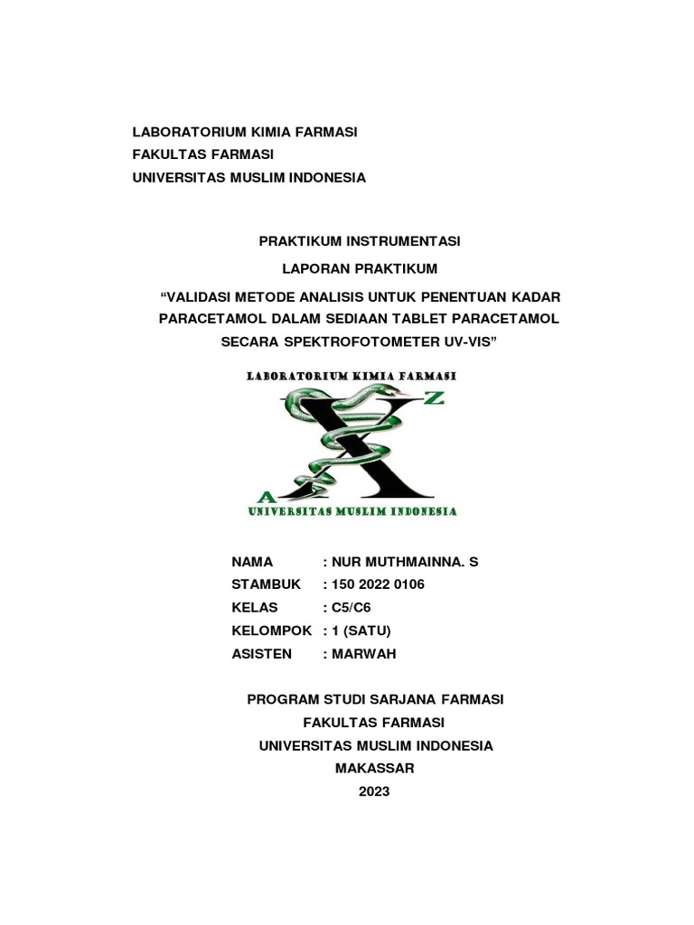 Laporan Perc 2 Instrumen Inna | PDF