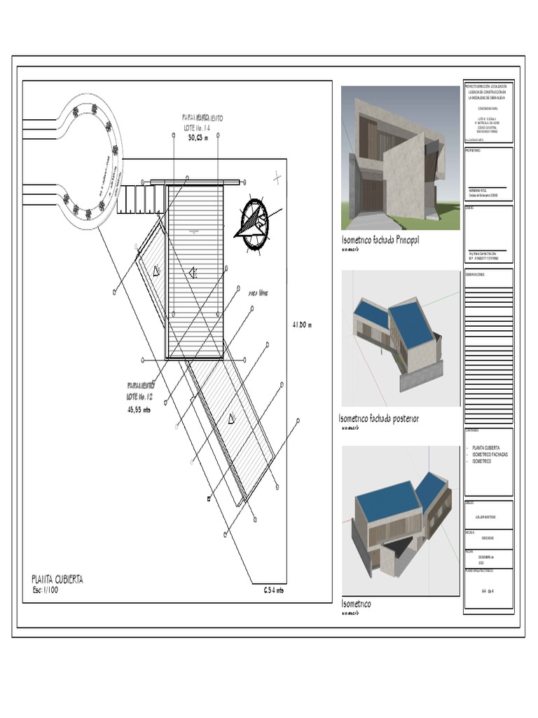 PLANOS CURADURIA (2)-PLANTA CUBIERTA | PDF