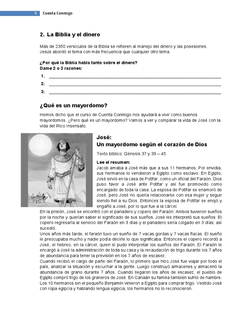 2 - José - Un Mayordomo Según El Corazón de Dios | PDF