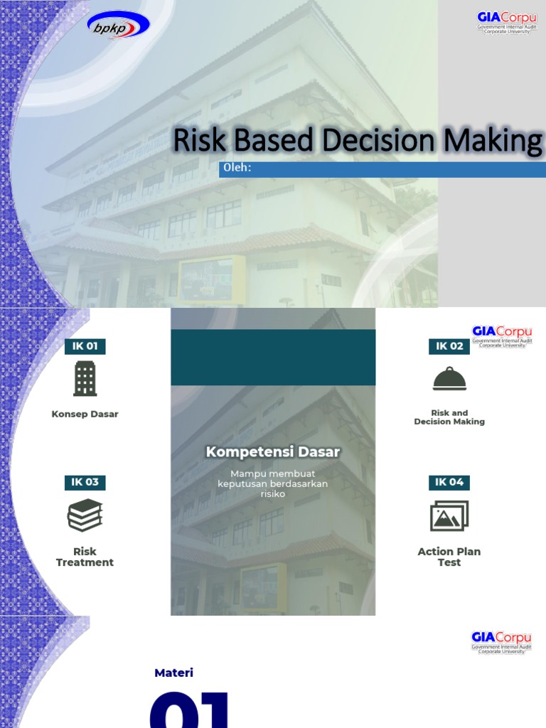 Pengambilan Keputusan Berbasis Risiko | PDF | Decision Making | Risk