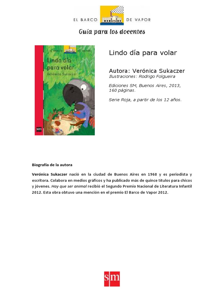 Lindo Dia para Volar GUIA | PDF | Aves | Narración