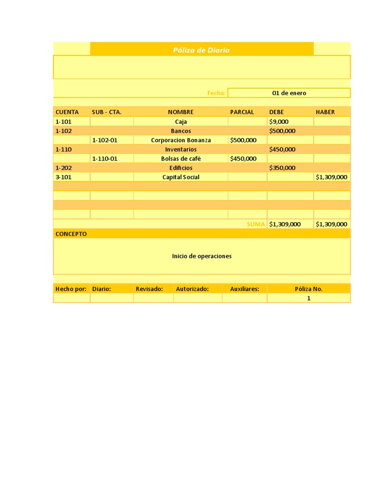polizas.contabilidad | PDF