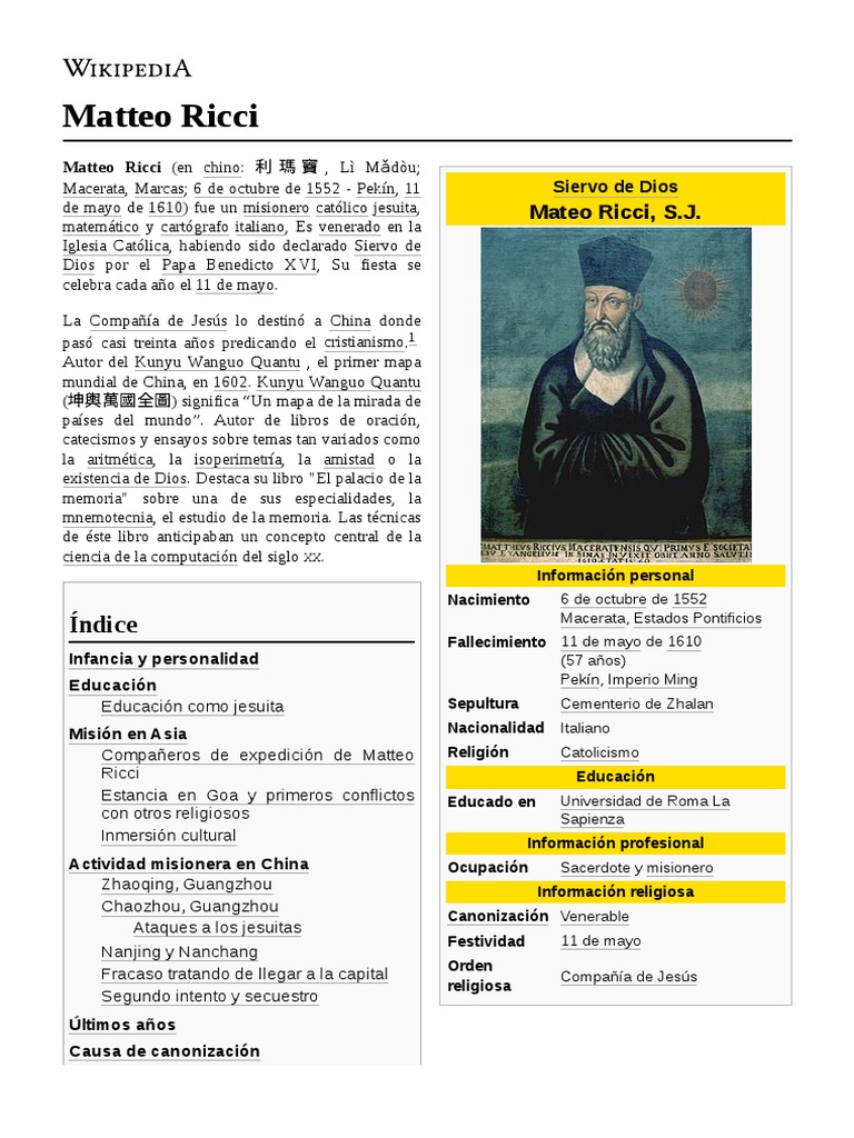 Matteo Ricci | PDF