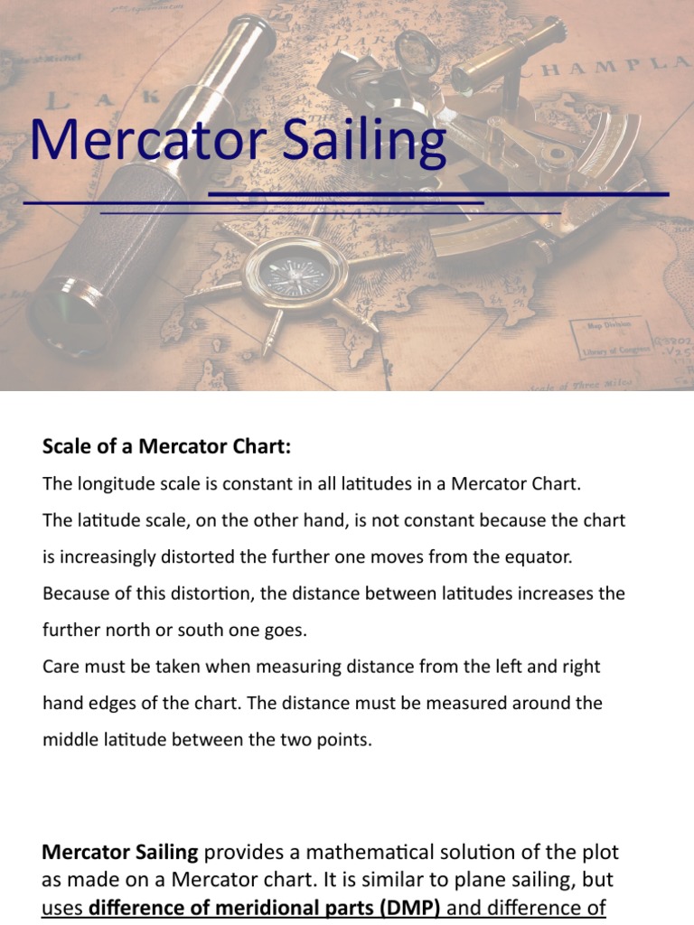 Mercator Sailing | Download Free PDF | Latitude | Metrology
