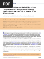 Scoring Tables For Allen Cognitive Level Screen Test | PDF