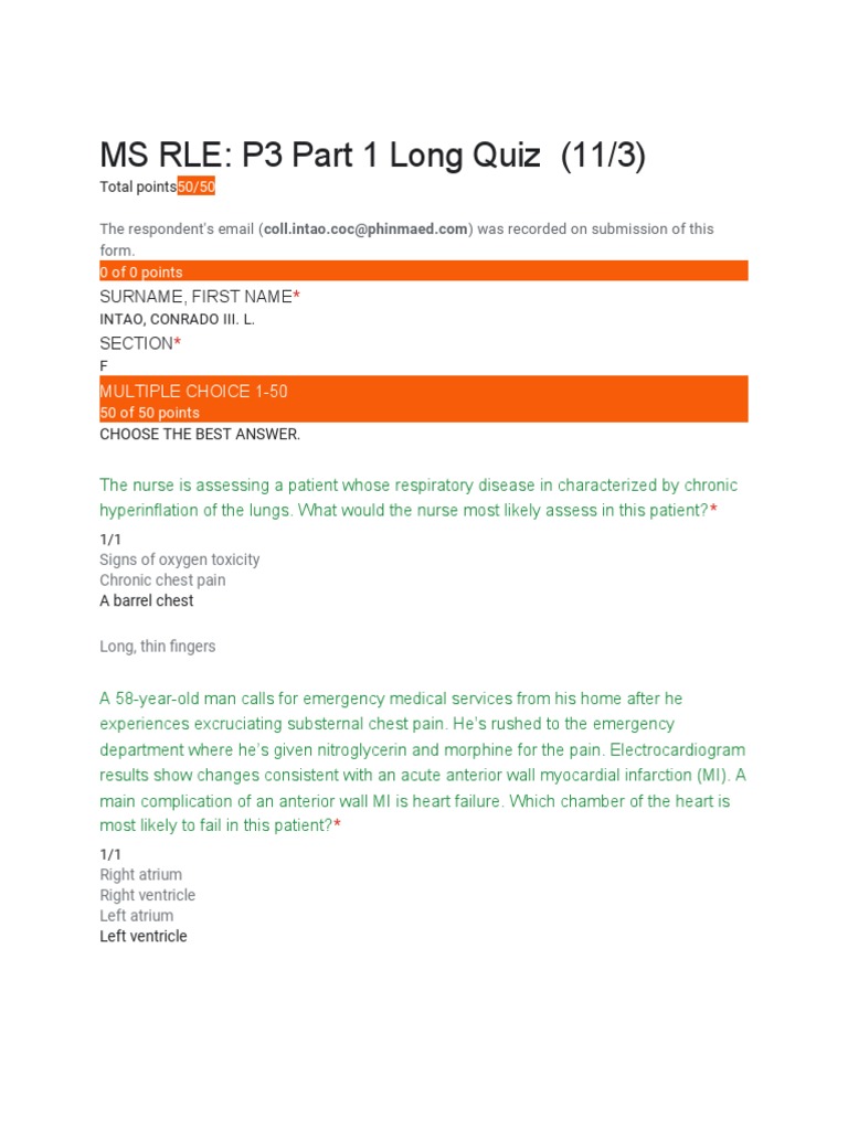 MS Rle Examss | PDF | Electrocardiography | Myocardial Infarction