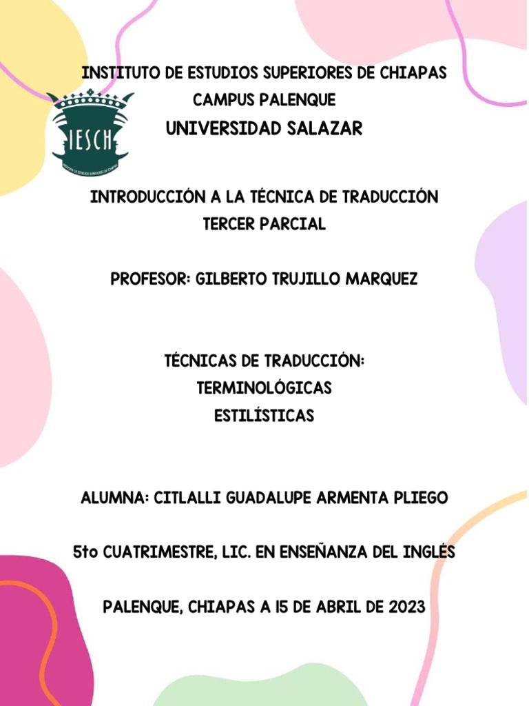 Técnicas de Traducción | PDF | Traducciones | La lingüística aplicada
