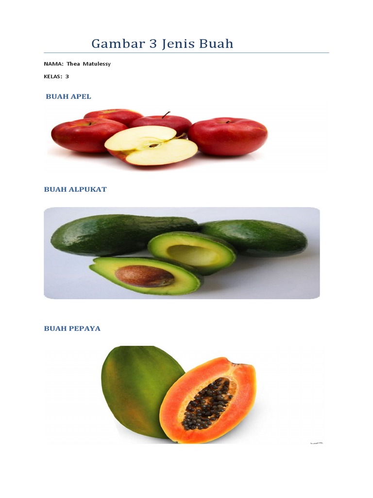Gambar 3 Jenis Buah | PDF