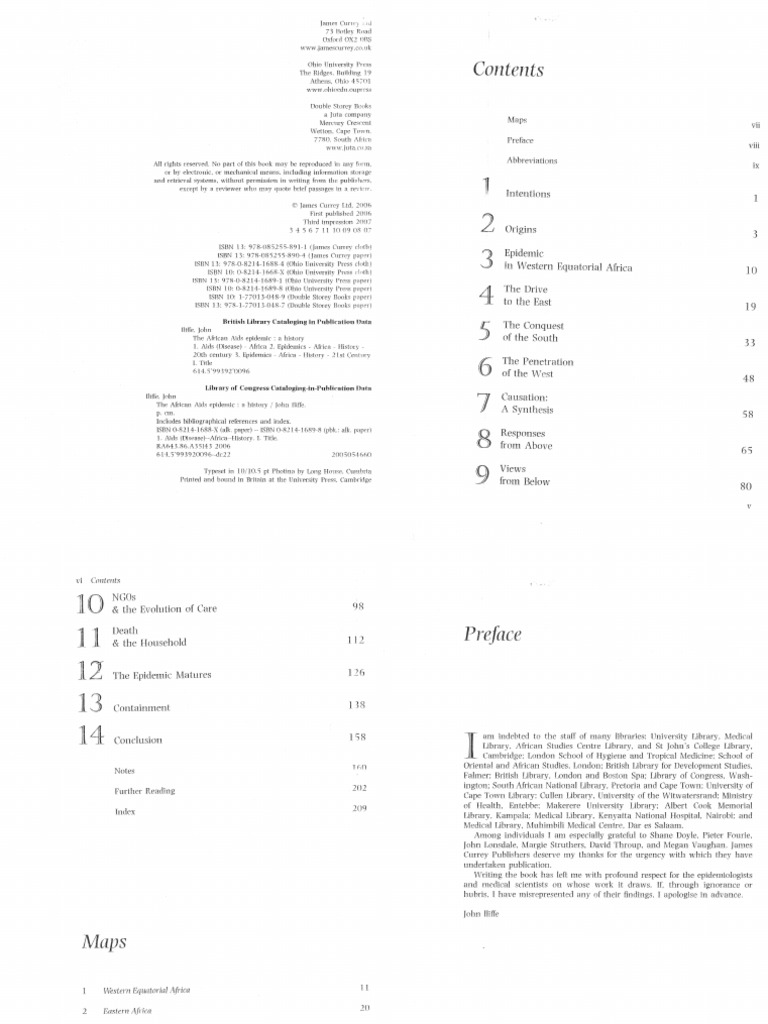 The African AIDS Epidemic A History (John Iliffe) (Z-Library) | PDF ...