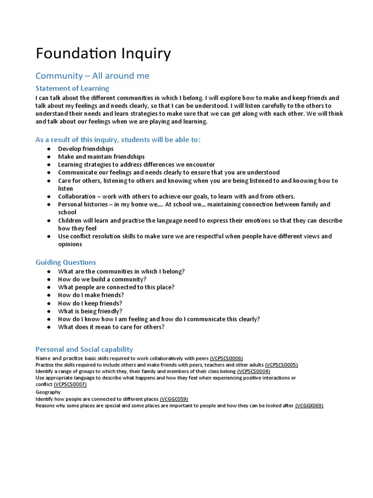 _Foundation Term 2_ 2023 PARENT Planner | PDF | Thought | Learning