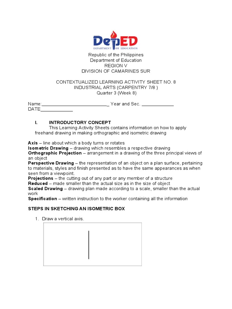 LAS 8 Carpentry 7 8 q3 | PDF | Drawing