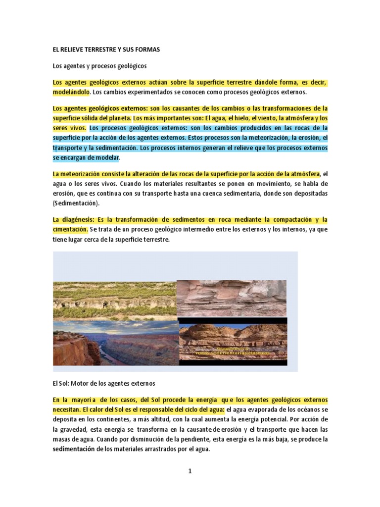El Relieve y Su Importancia | PDF