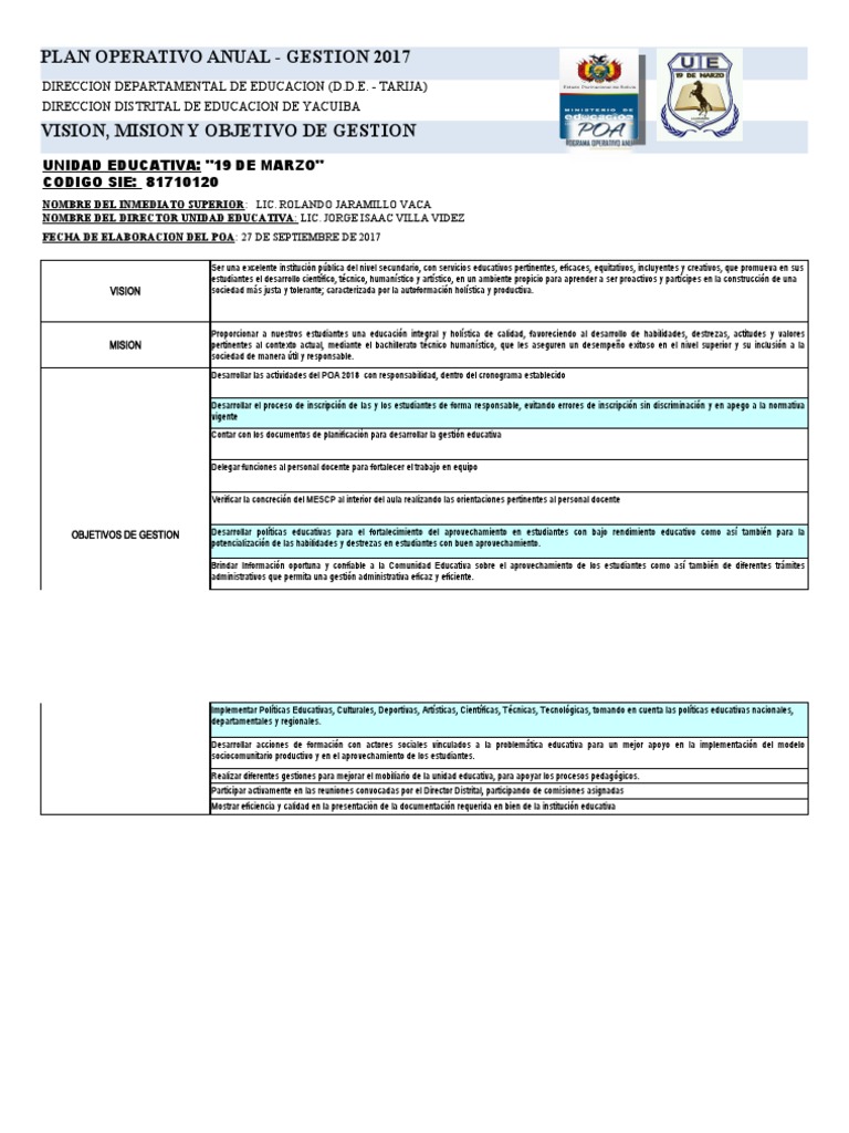 FORM POA 2017 19 de Marzo BTH | PDF